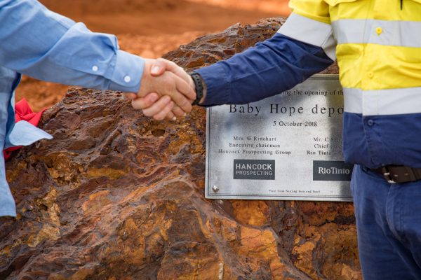 Official Opening of the Baby Hope mine at Hope Downs