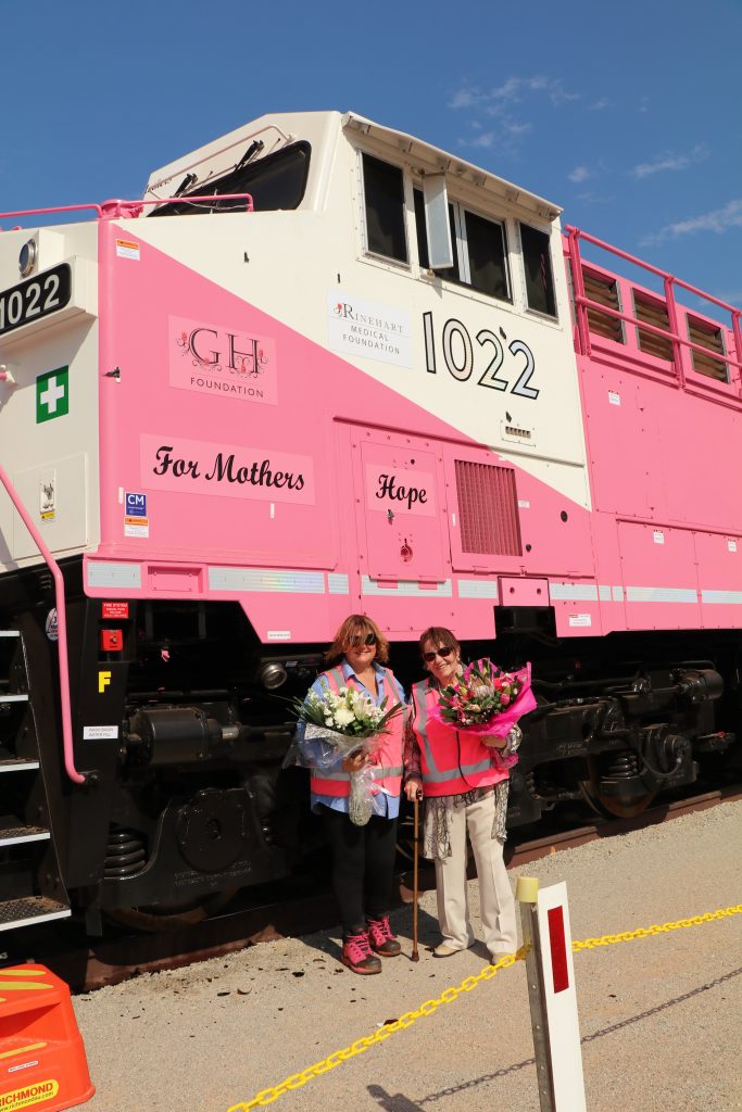 Pink Trucks, Pink Ship and now, Pink Trains!