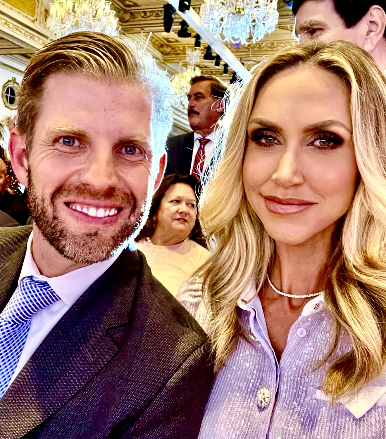 Gina Rinehart spotted at Donald Trump US presidential campaign launch