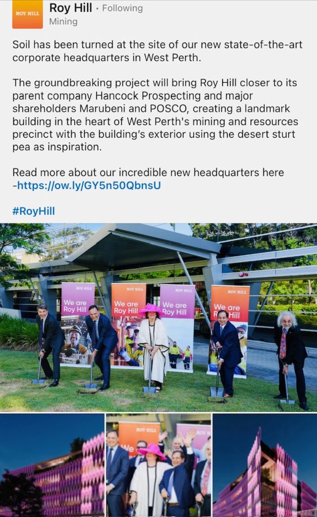 Creating a landmark building in the heart of West Perth's mining and ...