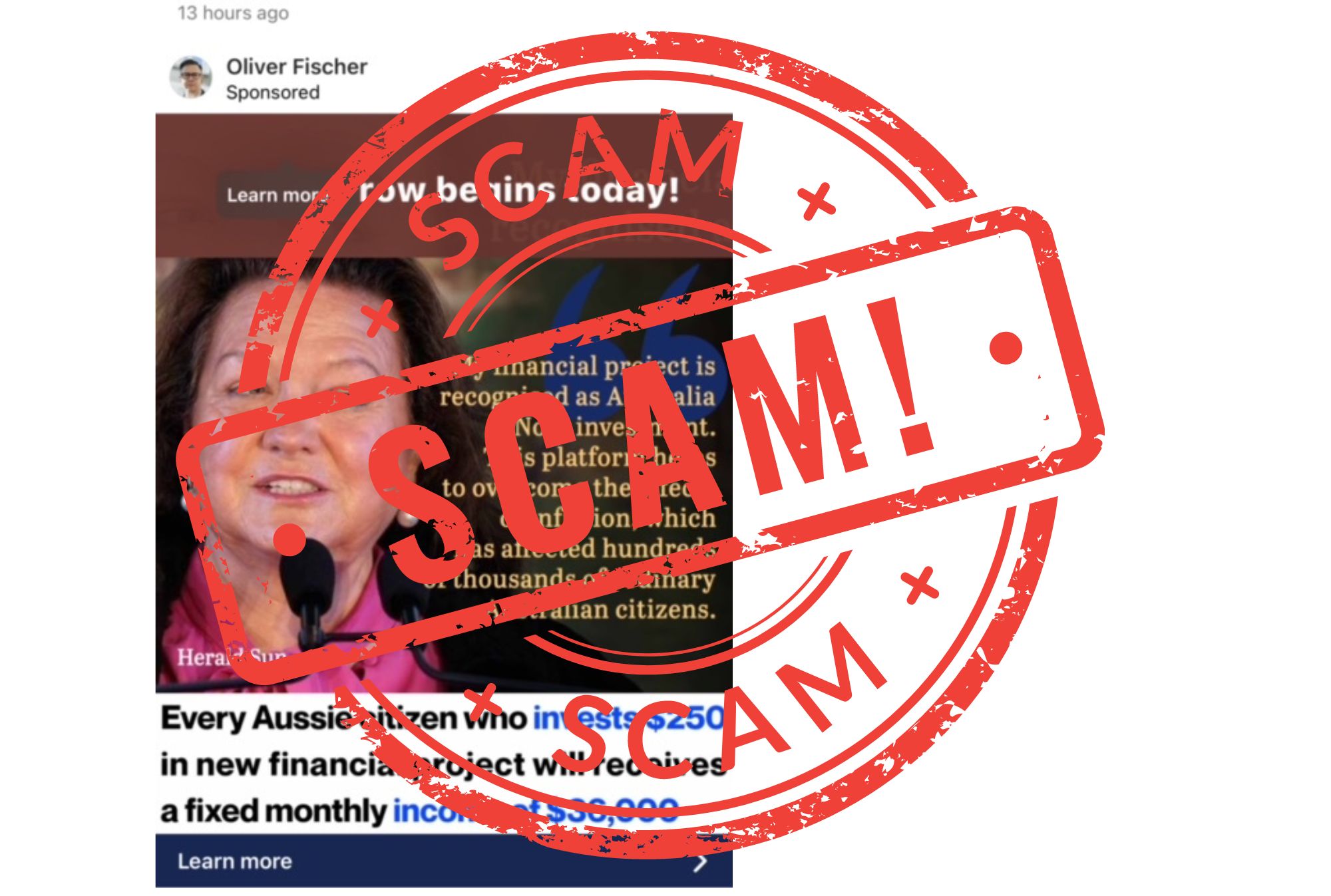 Notice | Fake social media posts encouraging investment in scams