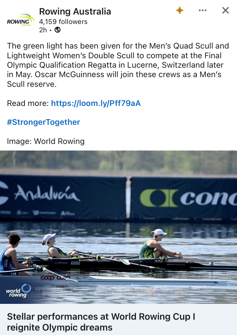STELLAR PERFORMANCES AT WORLD ROWING CUP I REIGNITE OLYMPIC DREAMS