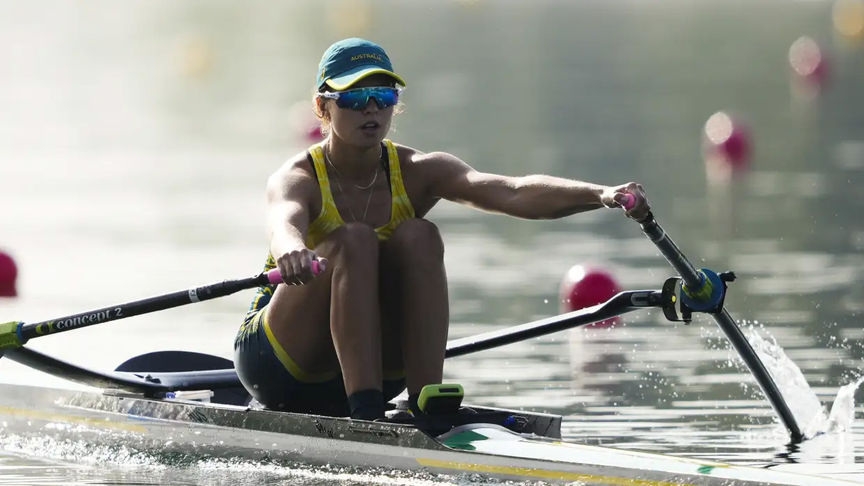 Gina Rinehart is everywhere at the Olympic Games. There's tens of ...