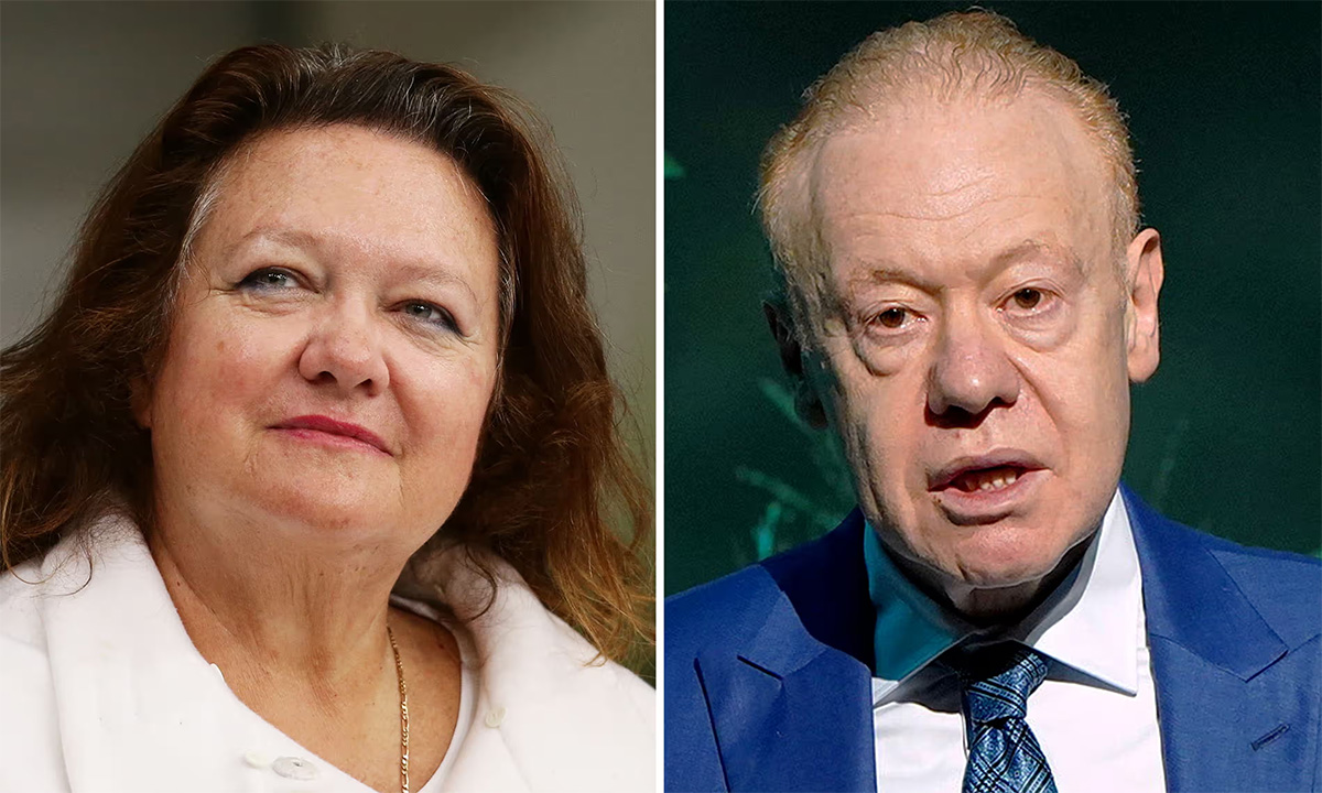 Australian billionaires Anthony Pratt and Gina Rinehart praise Trump in ...